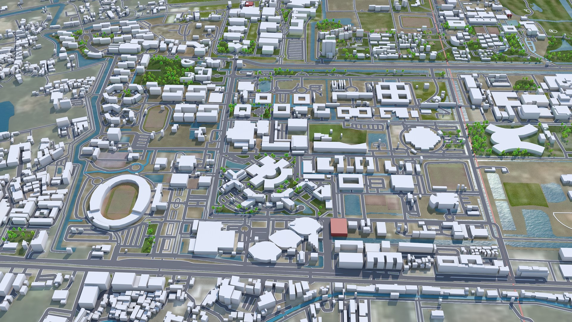 Pathum Thani Thailand 3D Model - TurboSquid 2135106