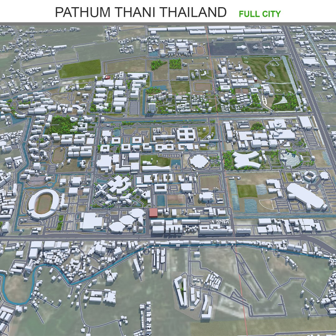 Pathum Thani Thailand 3d Model Turbosquid 2135106