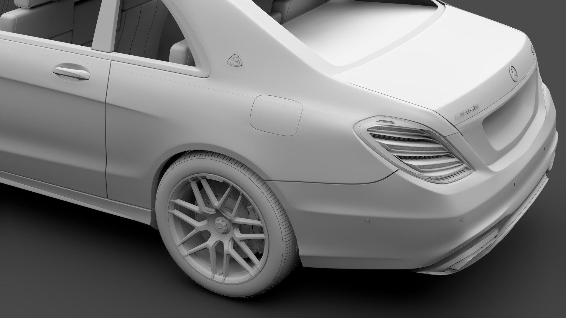 3D Mercedes Amg Maybach S Model - TurboSquid 1304791