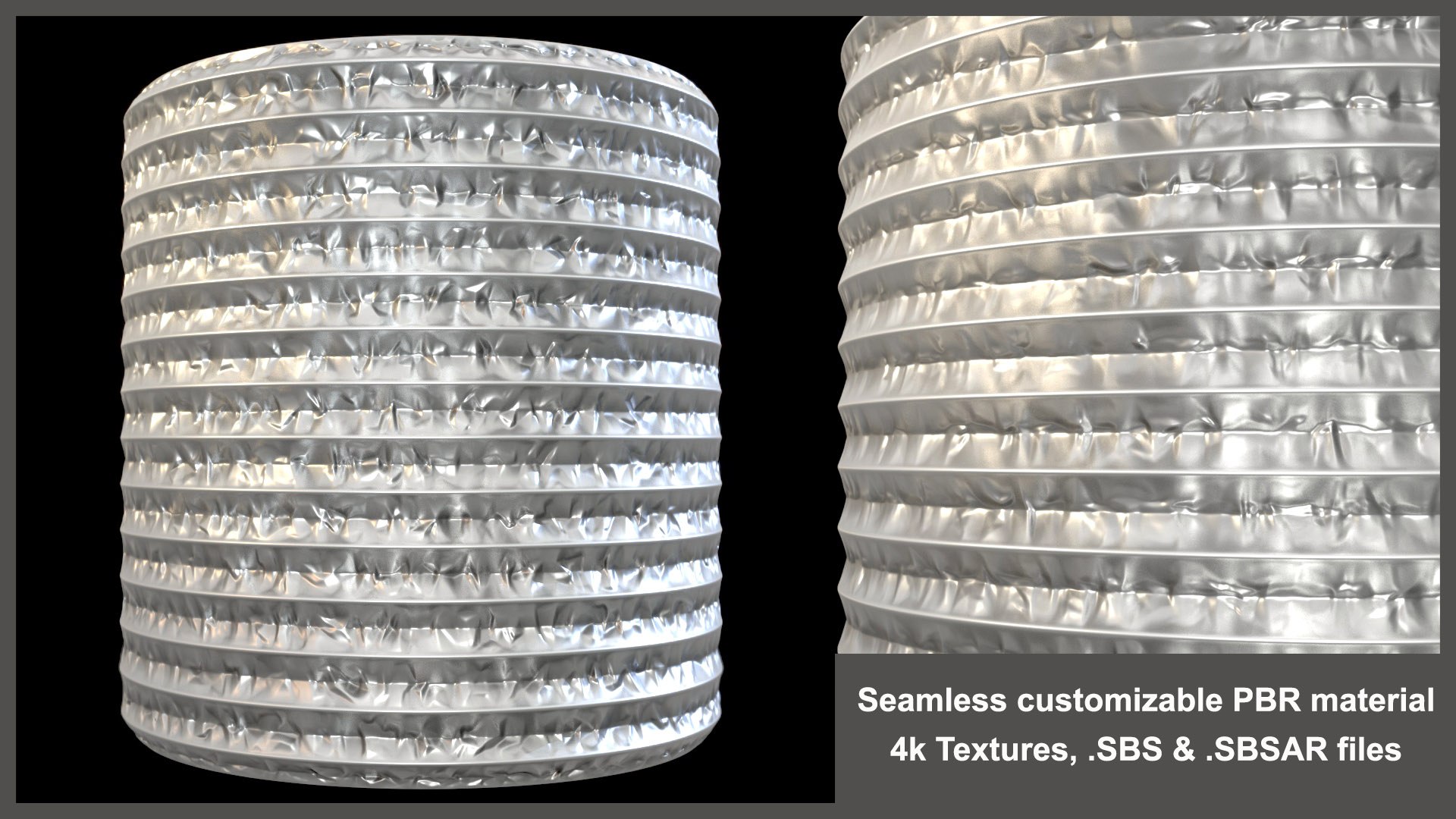 Ventilation Duct Substance PBR Material And Textures 3D - TurboSquid ...