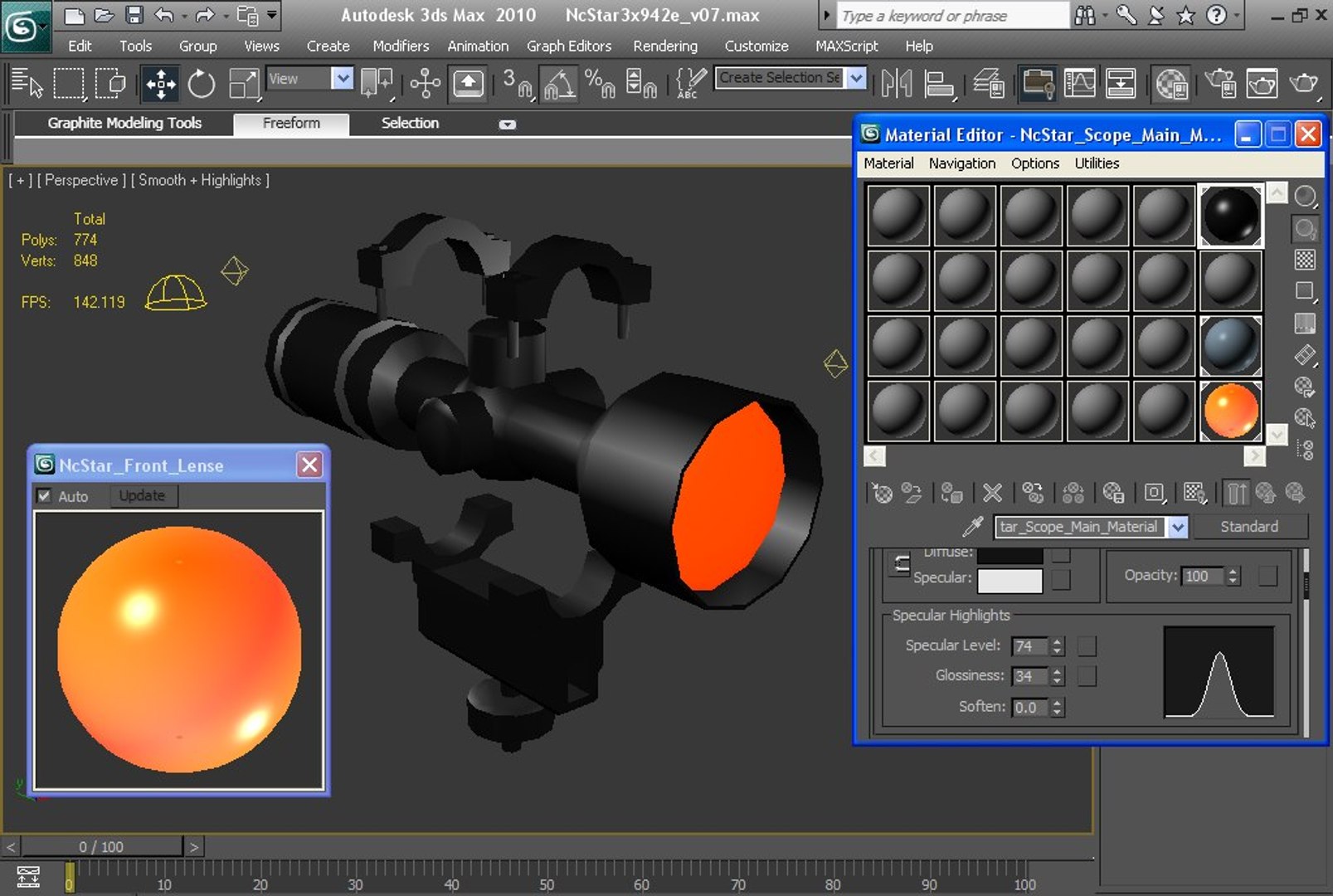 Maya Ncstar 3-9x42 Scope Cradle