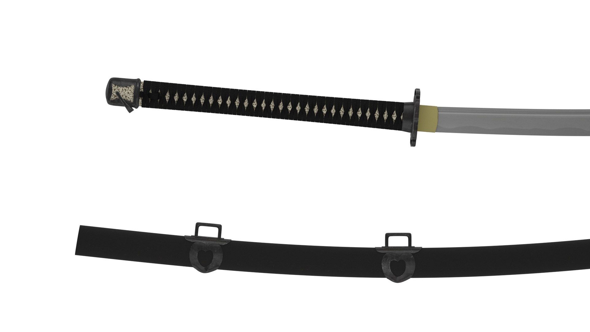 Long Odachi Sword 3D Model - TurboSquid 1734792