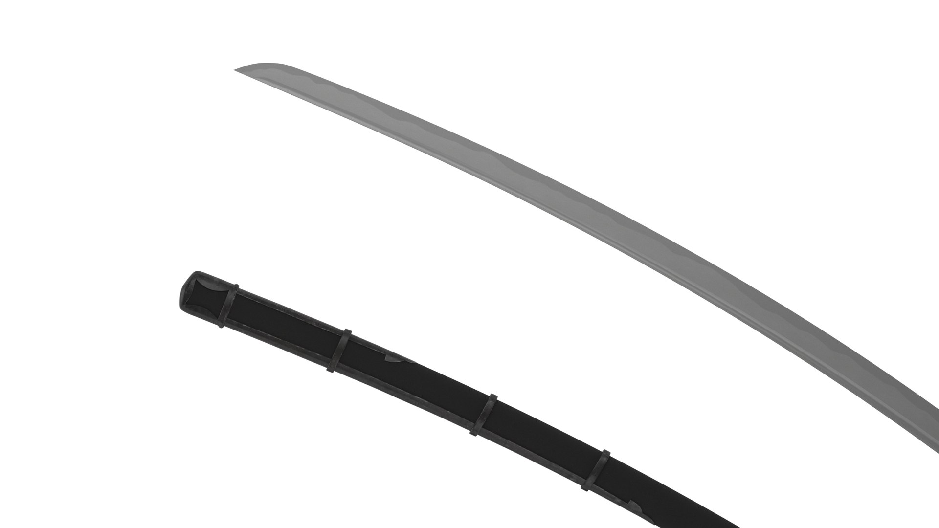 Long Odachi Sword 3D Model - TurboSquid 1734792