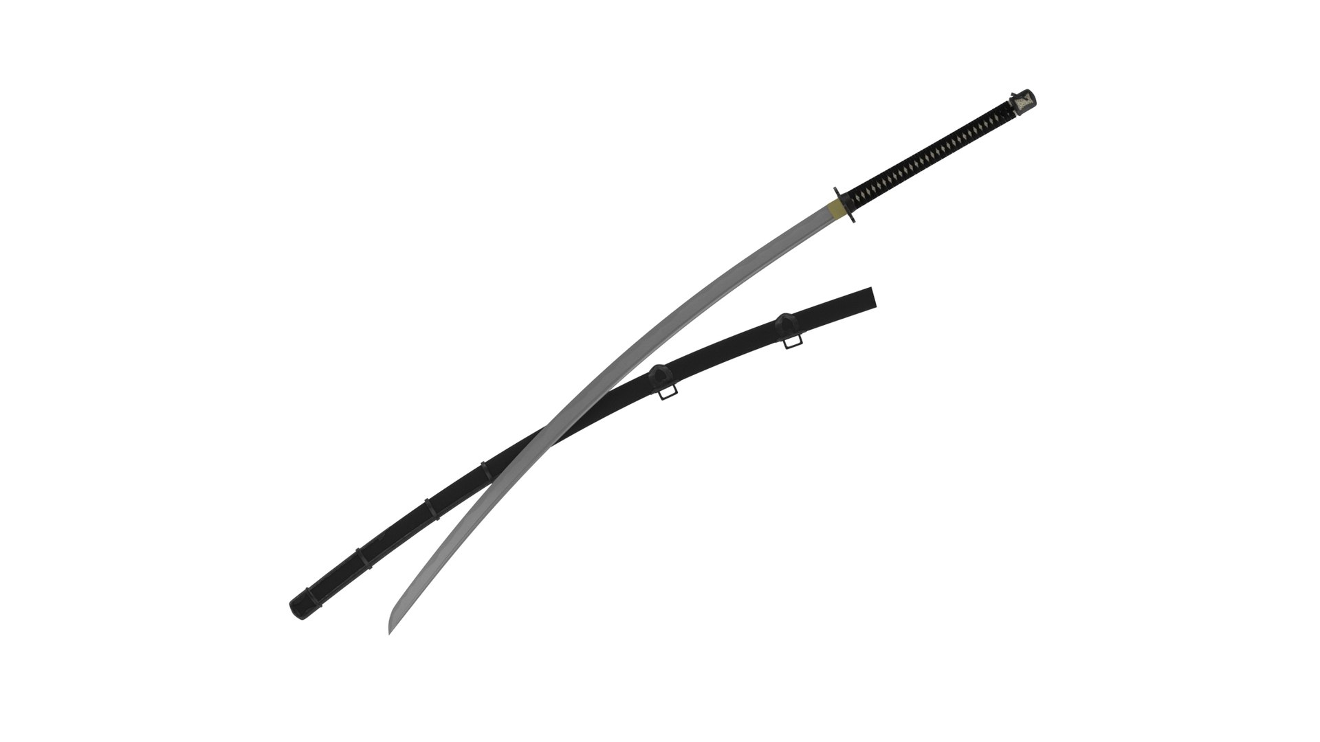 Long Odachi Sword 3D Model - TurboSquid 1734792