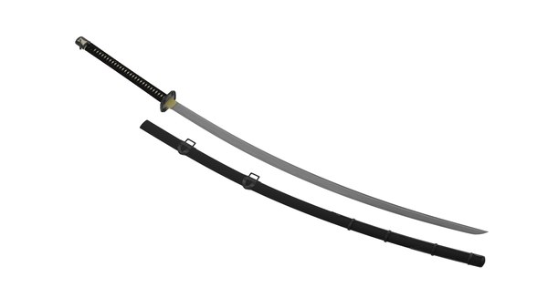Long Odachi Sword 3D model - TurboSquid 1734792