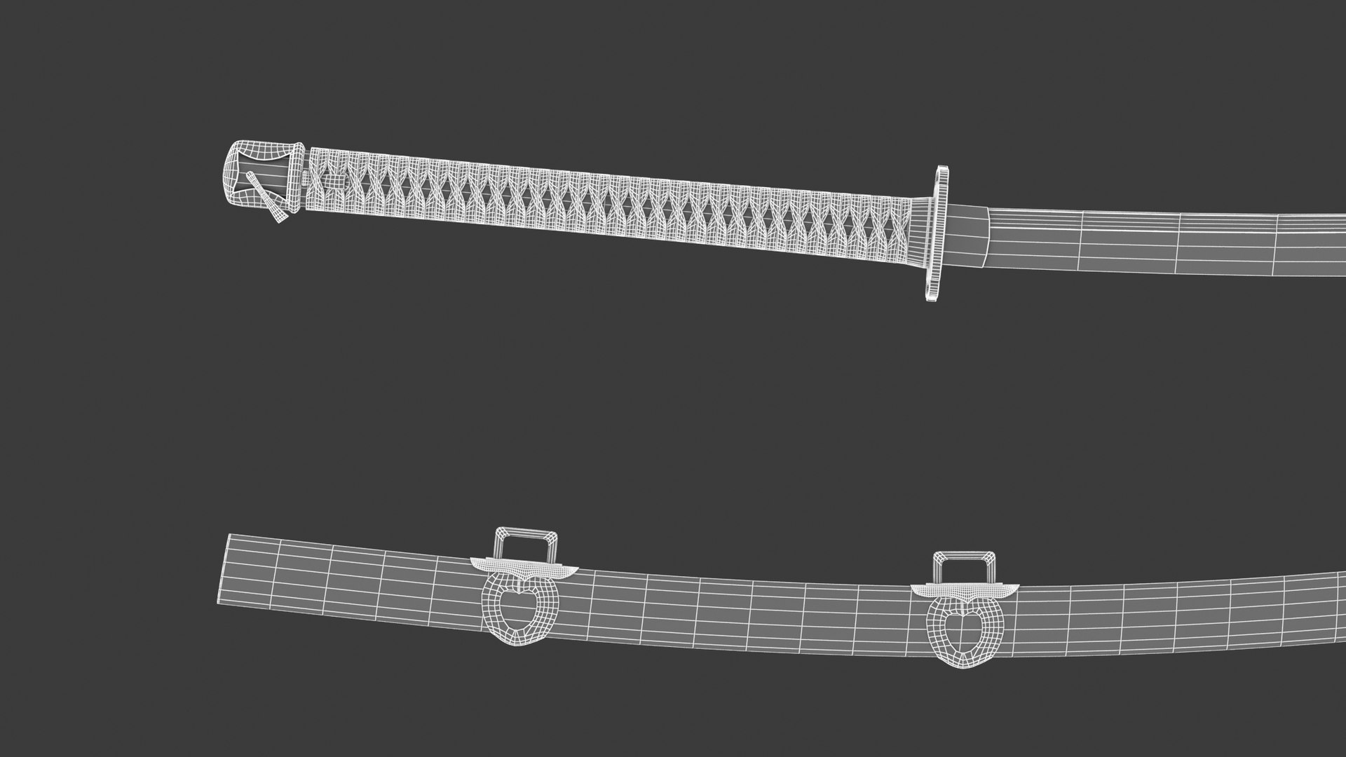 Long Odachi Sword 3D Model - TurboSquid 1734792