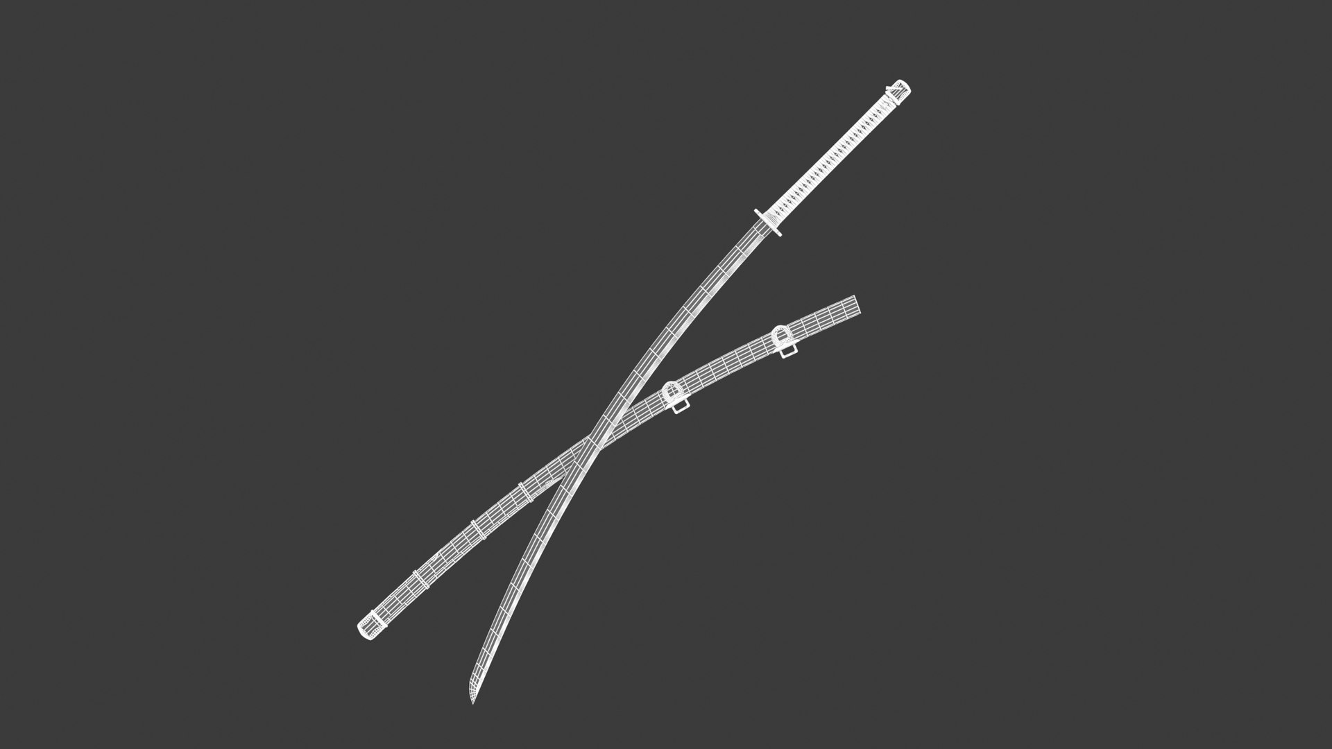 Long Odachi Sword 3D Model - TurboSquid 1734792