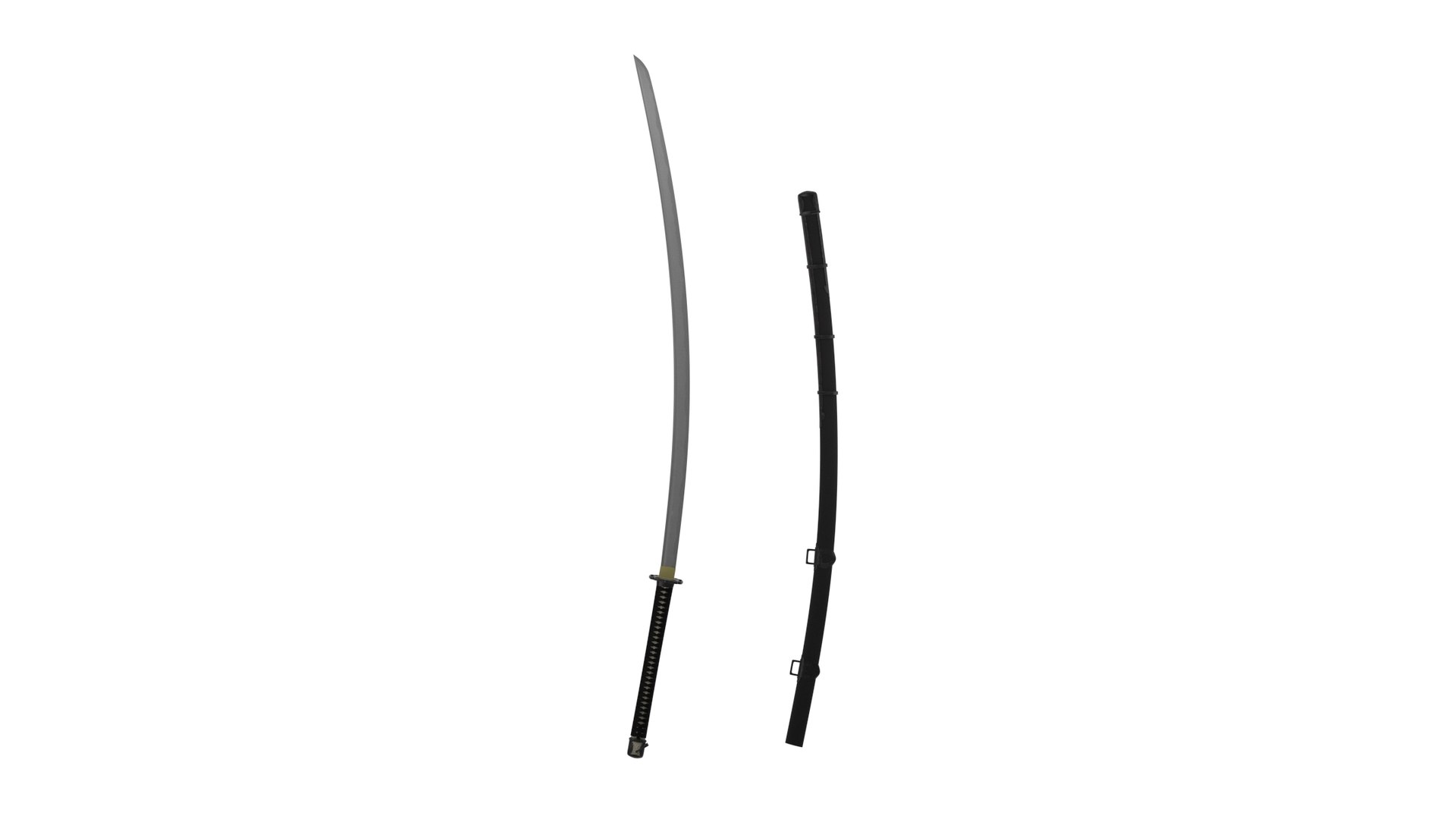 Long Odachi Sword 3D Model - TurboSquid 1734792