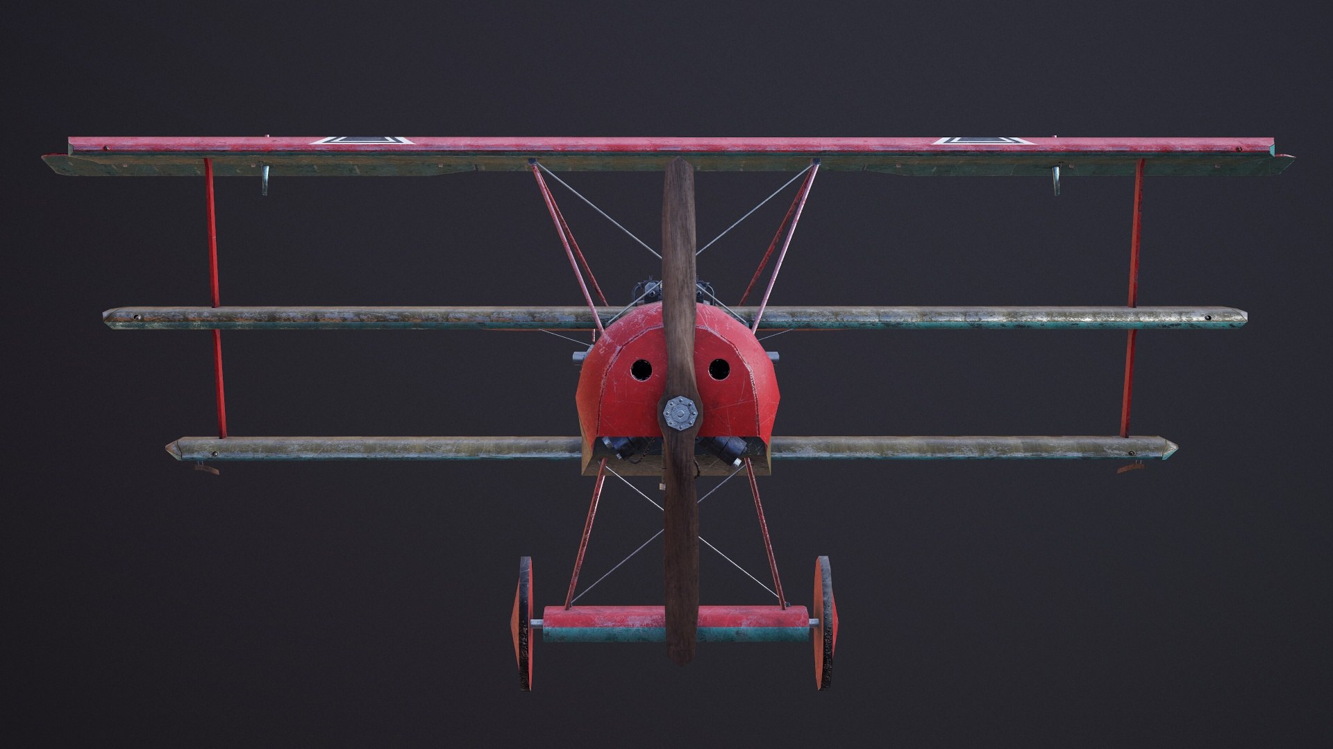 Fokker dr1 triplane ww1 model - TurboSquid 1464775