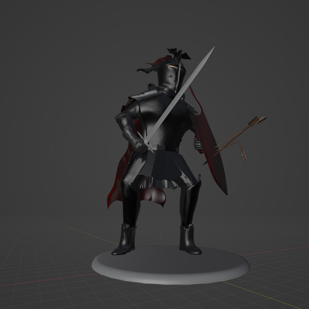 3D black knight model - TurboSquid 2152494
