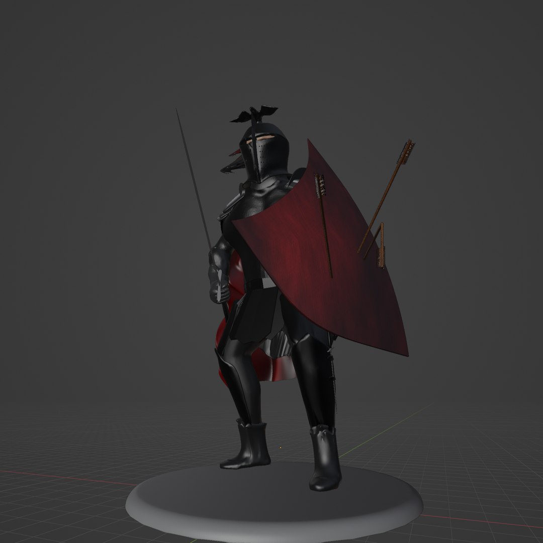 3D black knight model - TurboSquid 2152494