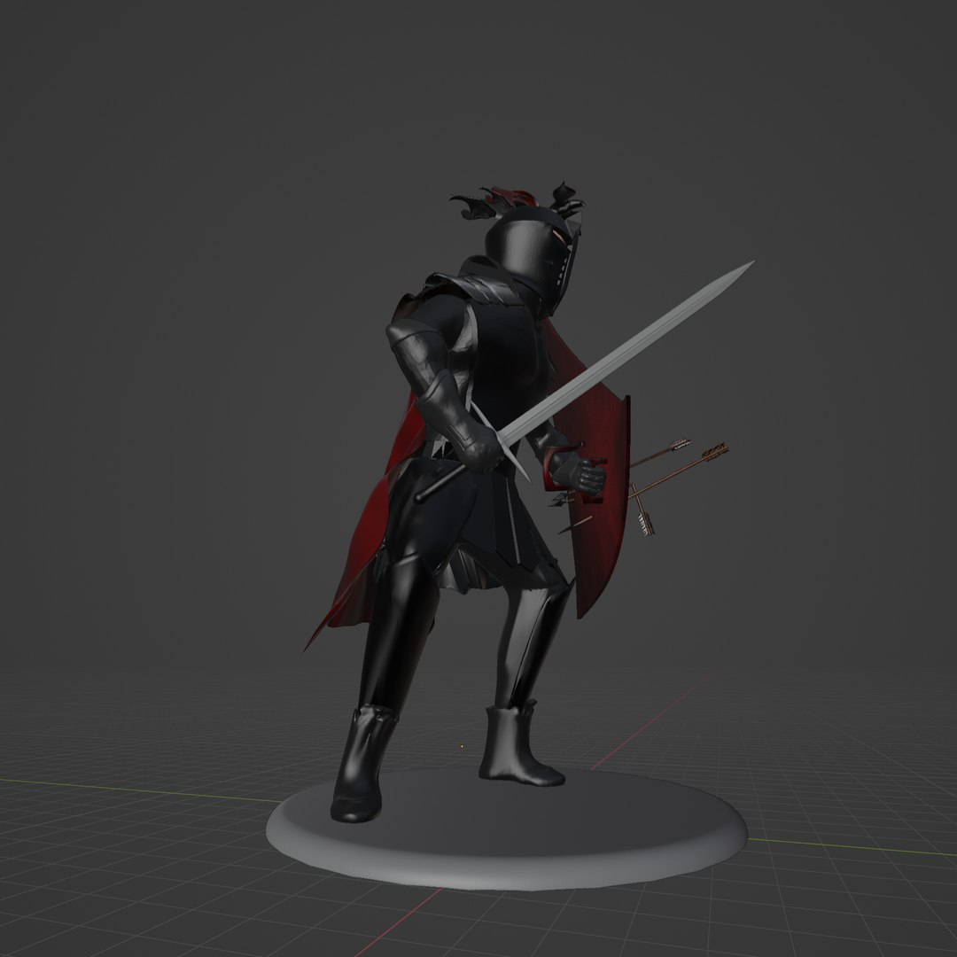 3D black knight model - TurboSquid 2152494