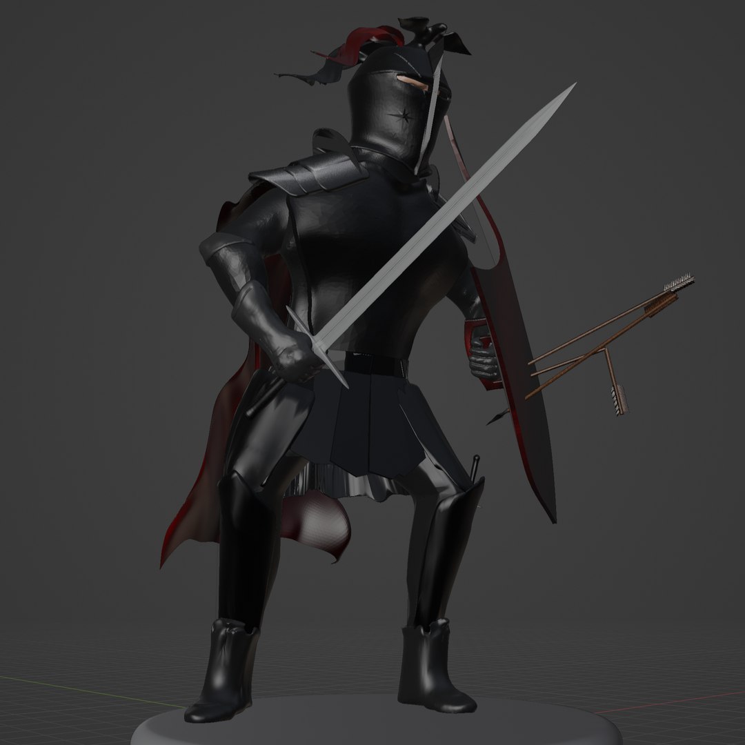 3D black knight model - TurboSquid 2152494