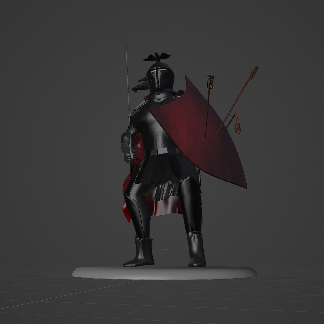 3D black knight model - TurboSquid 2152494