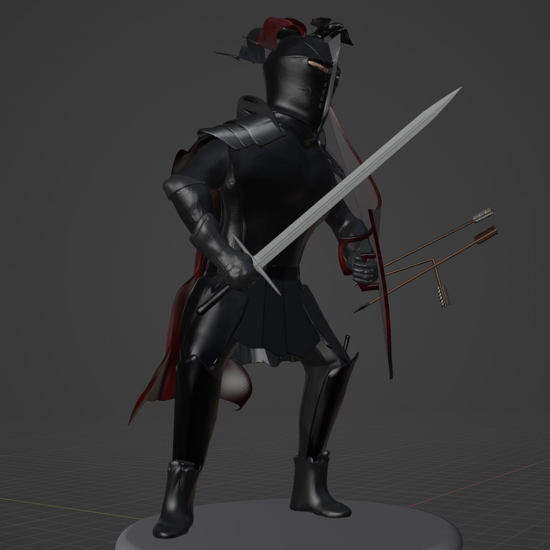 3D black knight model - TurboSquid 2152494