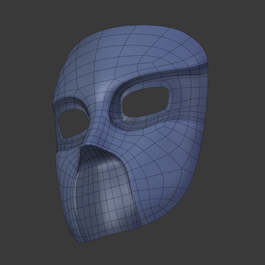 3D Model Gangster Mask - TurboSquid 1918105