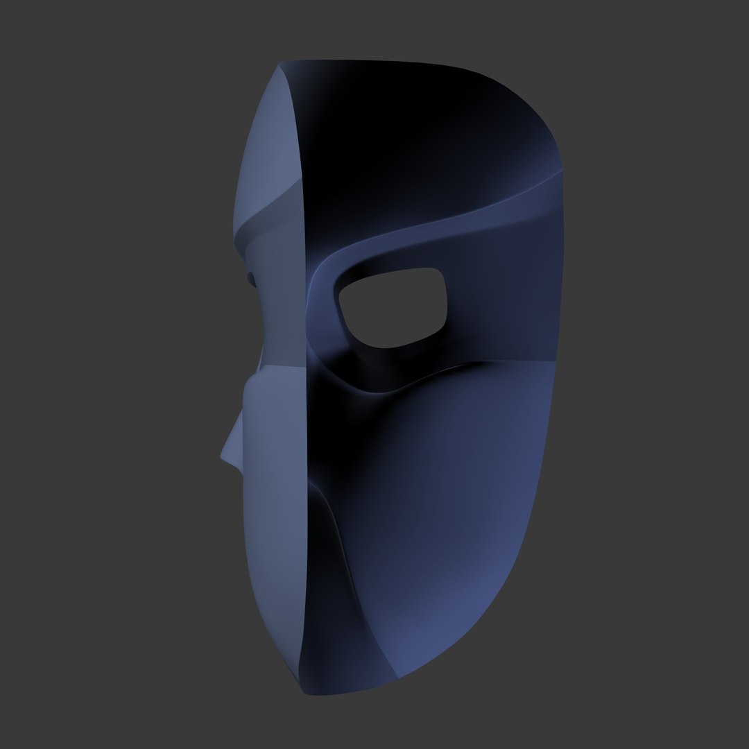 3D Model Gangster Mask - TurboSquid 1918105