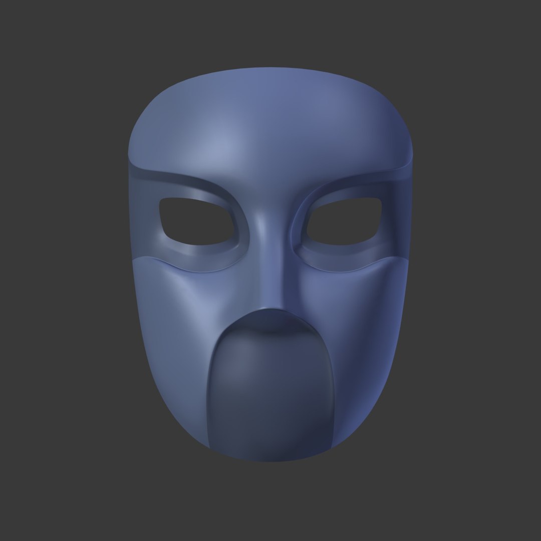 3D Model Gangster Mask - TurboSquid 1918105