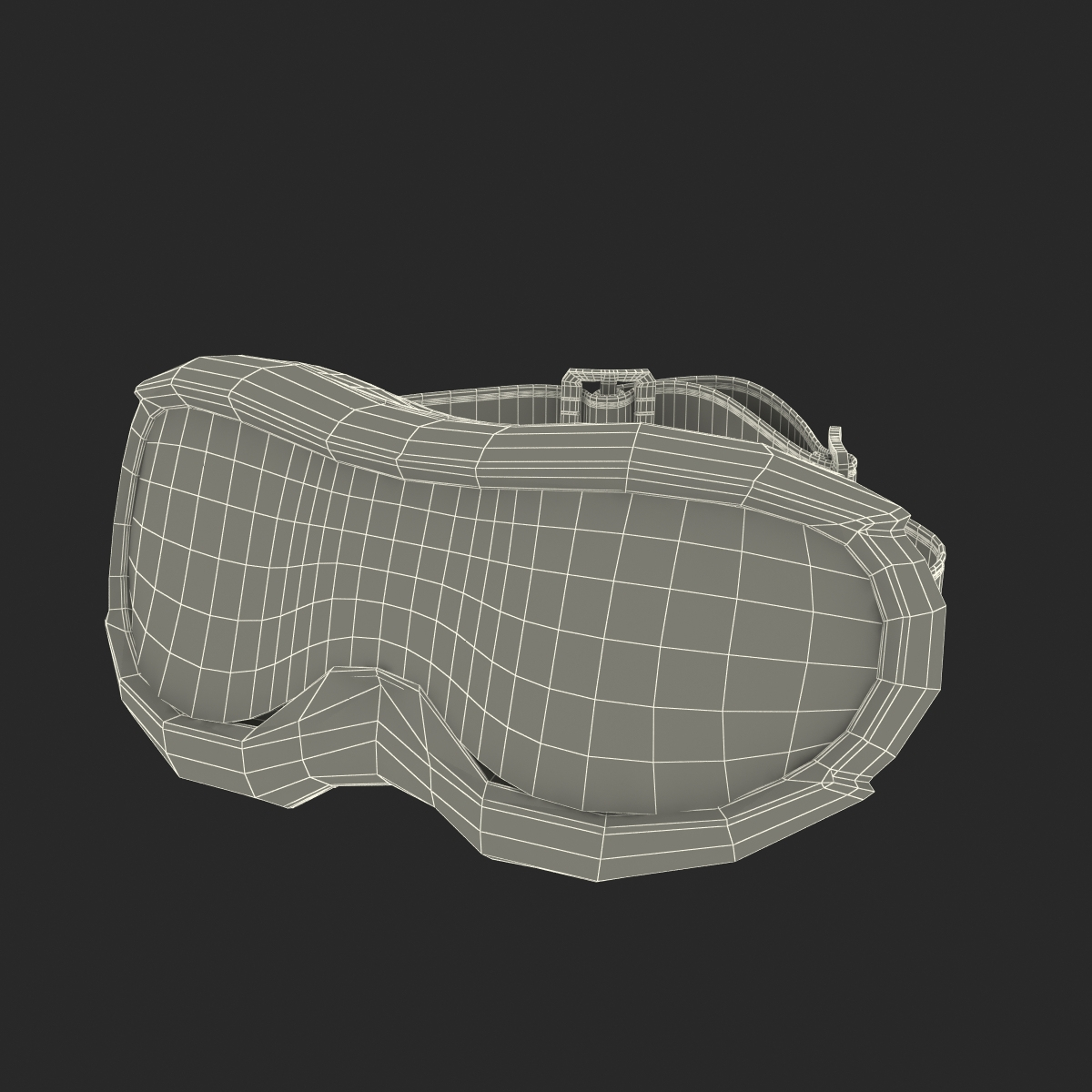 3d model ski glasses 2