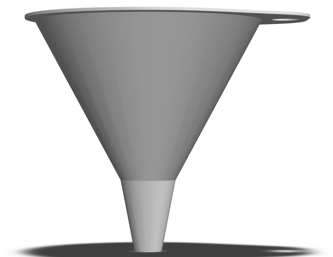 Plastic Round Shaped Utility Funnel 3D Model - TurboSquid 2200098