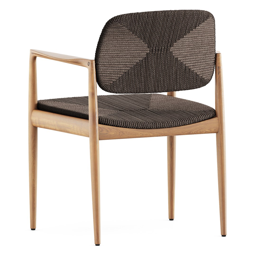 3D Yoko Cord Outdoor Dining Chair - TurboSquid 1996858