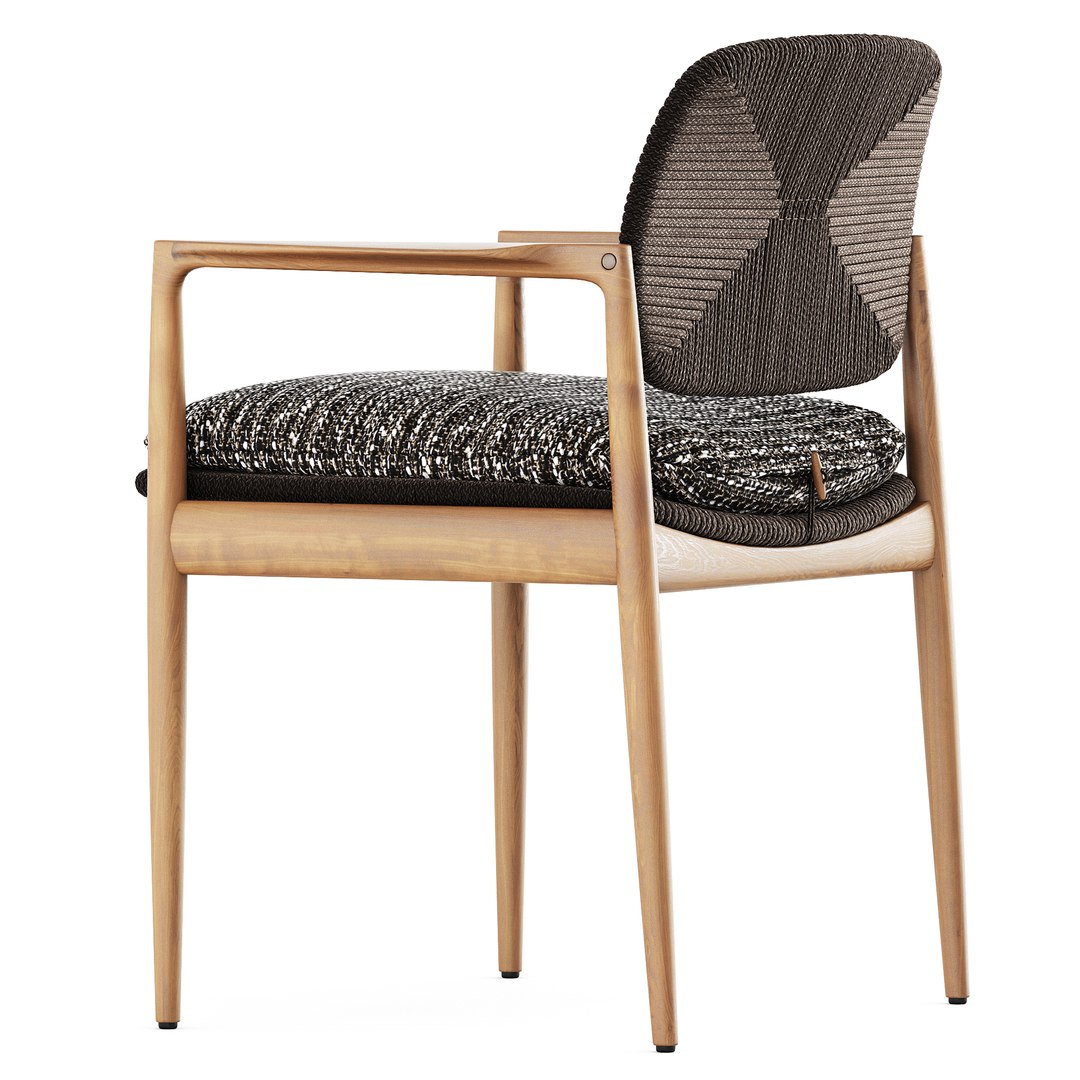 3D Yoko Cord Outdoor Dining Chair - TurboSquid 1996858