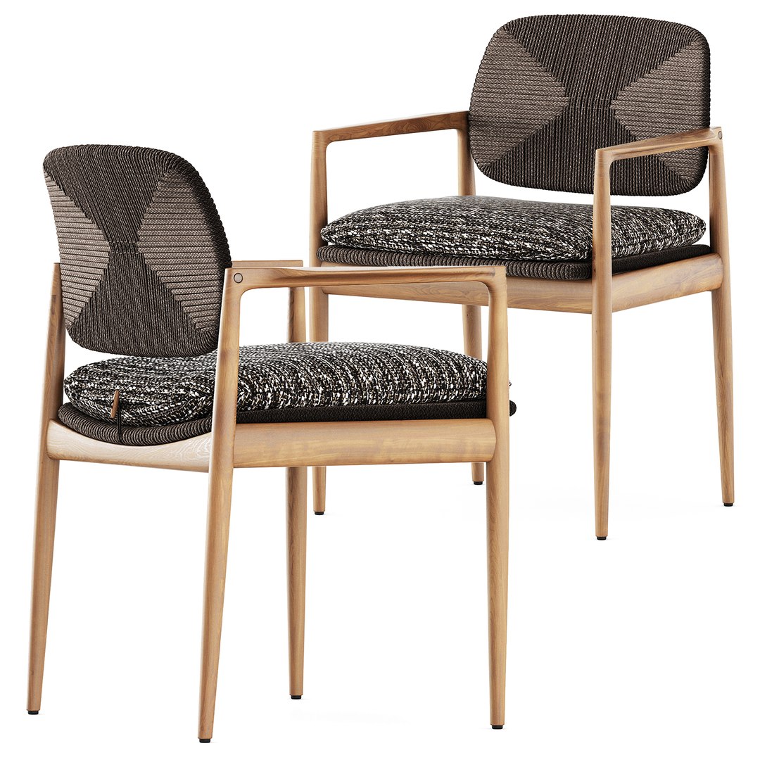 3D Yoko Cord Outdoor Dining Chair - TurboSquid 1996858