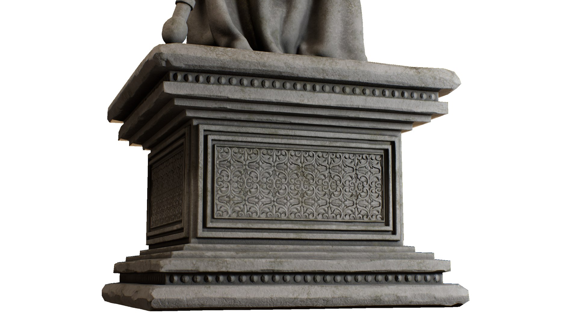 3D Model Holy Priest Statue Game-Ready 3d Model - TurboSquid 2237590