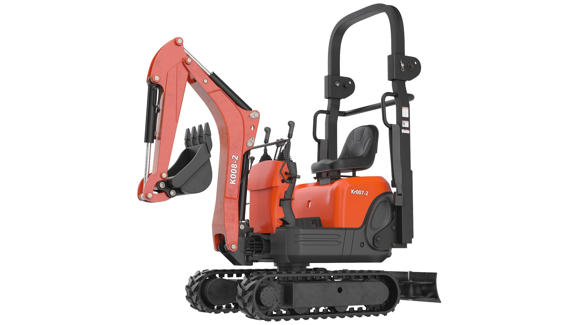 Tracked Mini Excavator 3D Model - TurboSquid 2060136