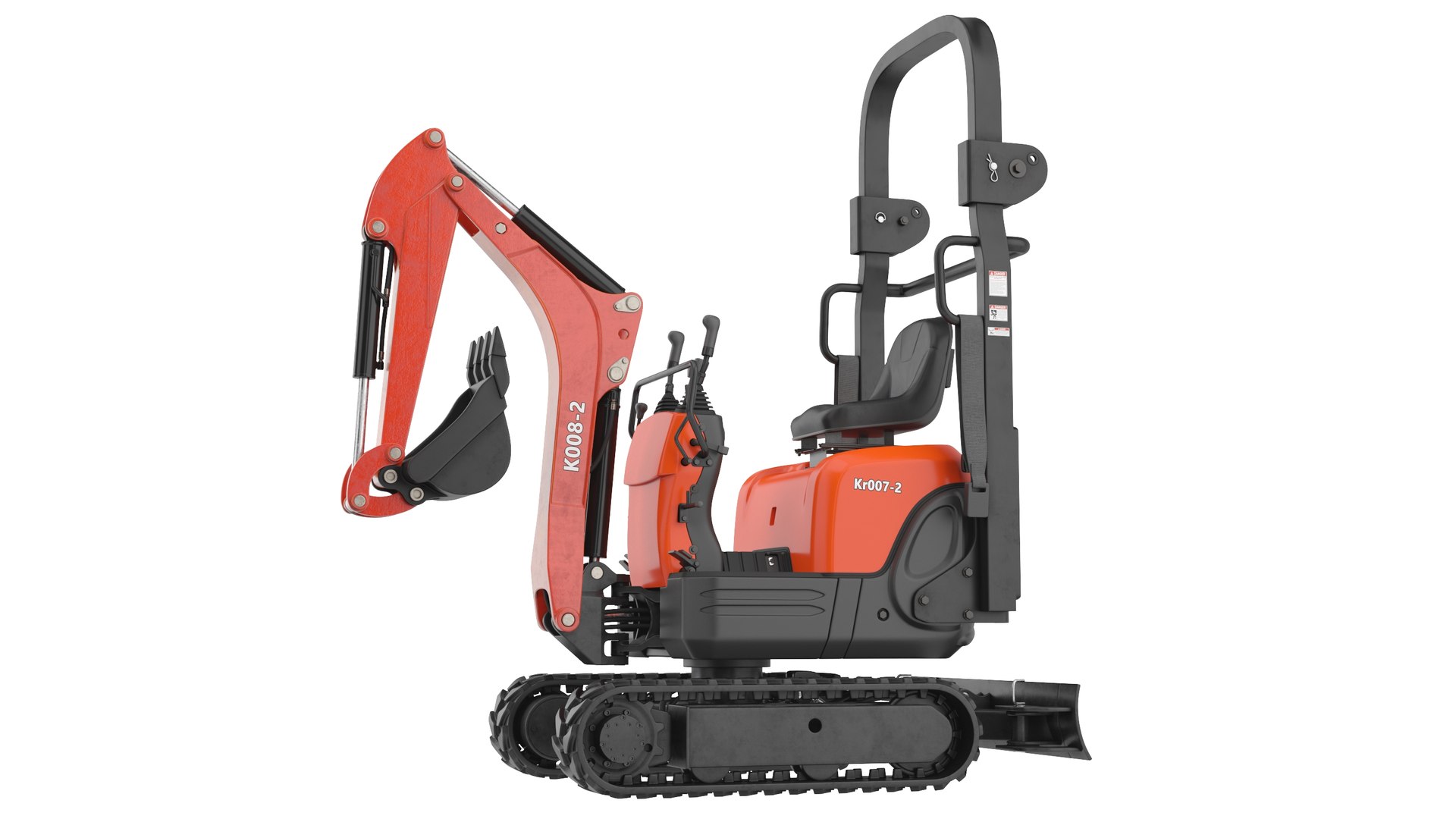 Tracked Mini Excavator 3D Model - TurboSquid 2060136