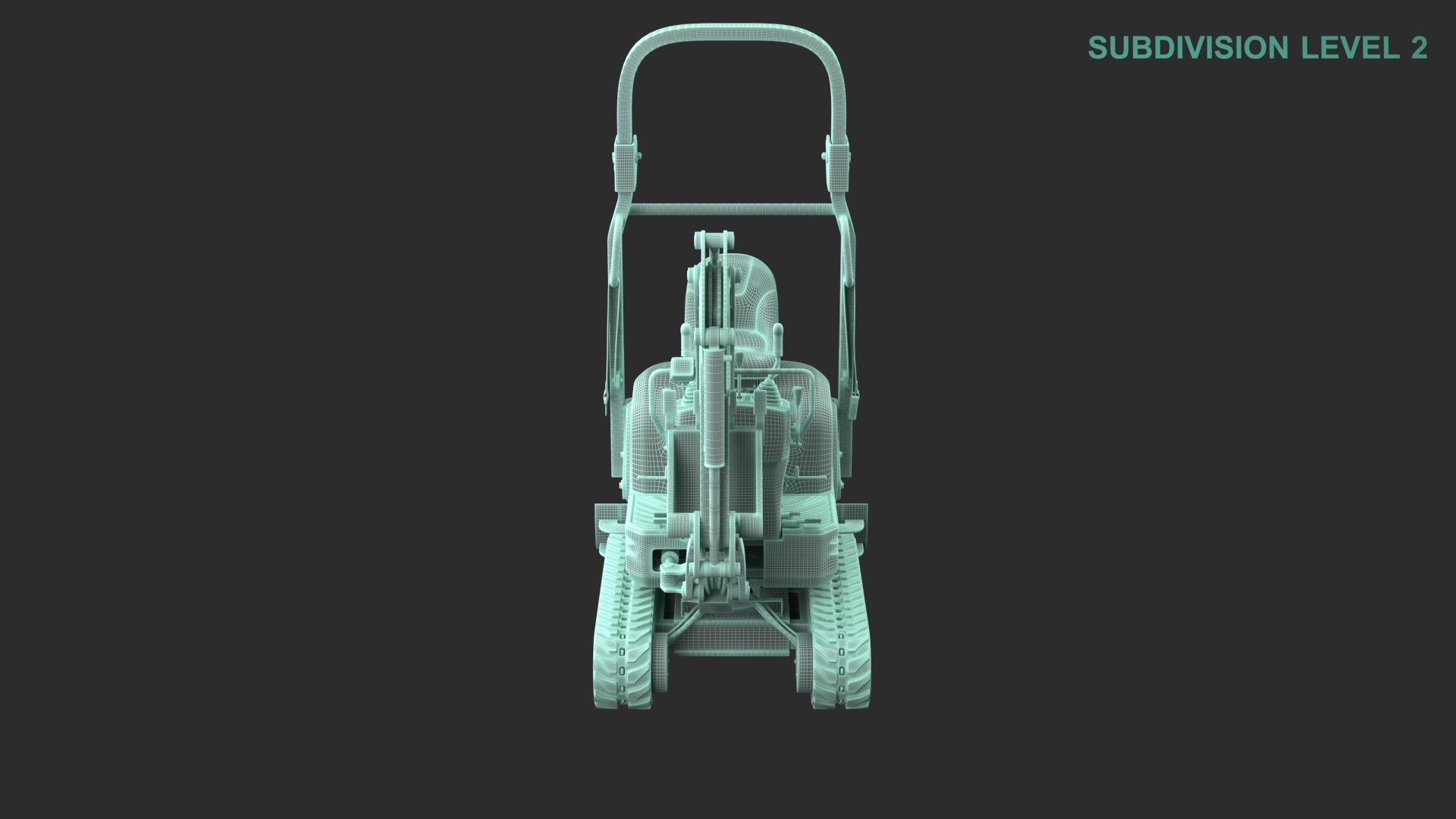 Tracked Mini Excavator 3D Model - TurboSquid 2060136