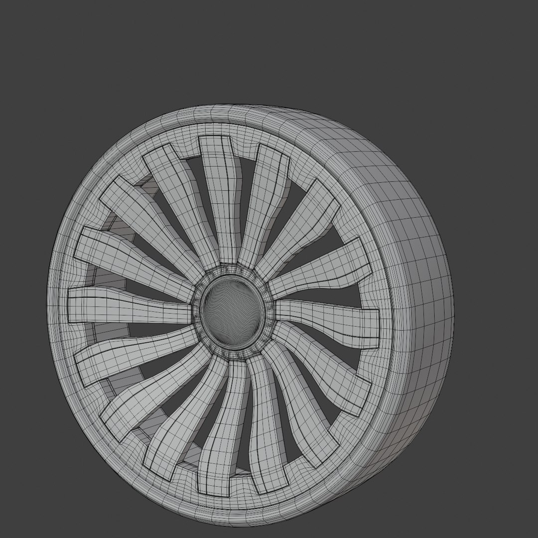 3D Sports Car Wheel 2 Model - TurboSquid 1452610
