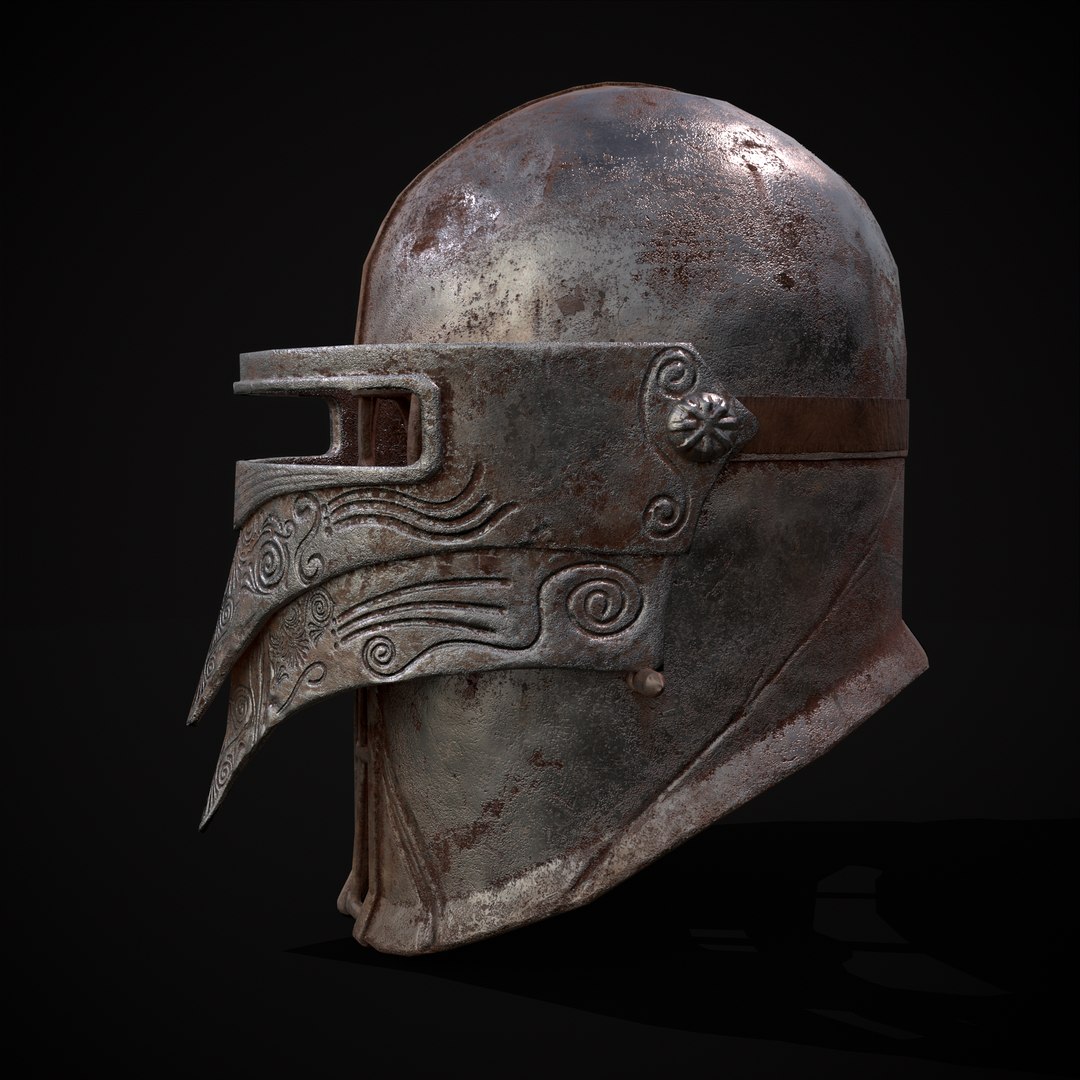 Marvelous Medieval Metal Helmet model - TurboSquid 2089162