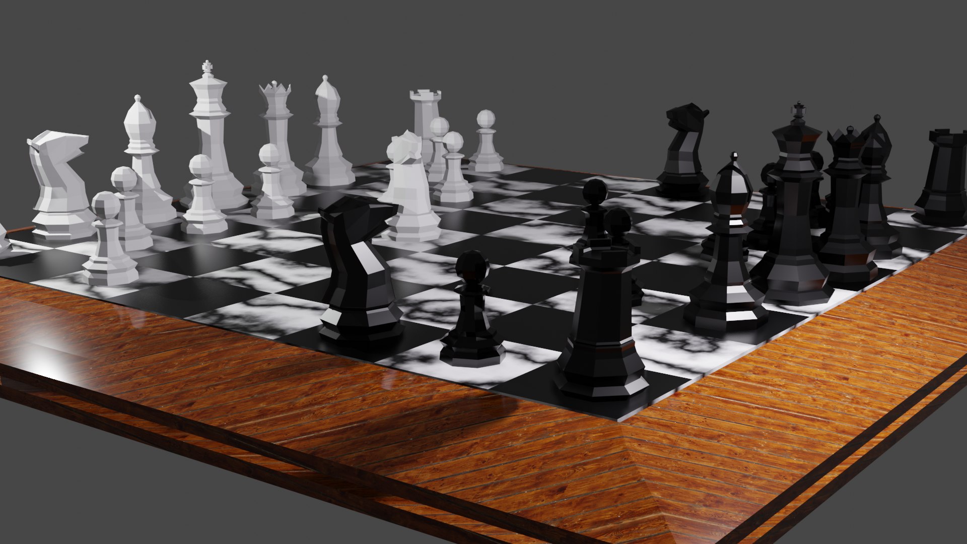Chess Scene 3D - TurboSquid 2271220