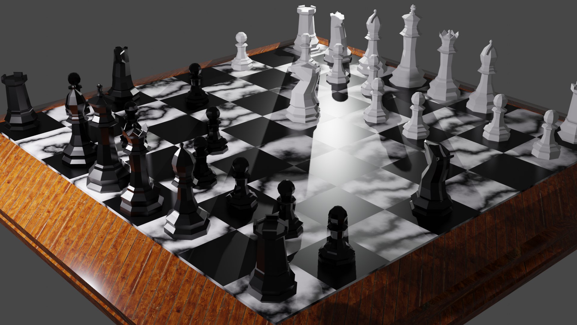 Chess Scene 3D - TurboSquid 2271220