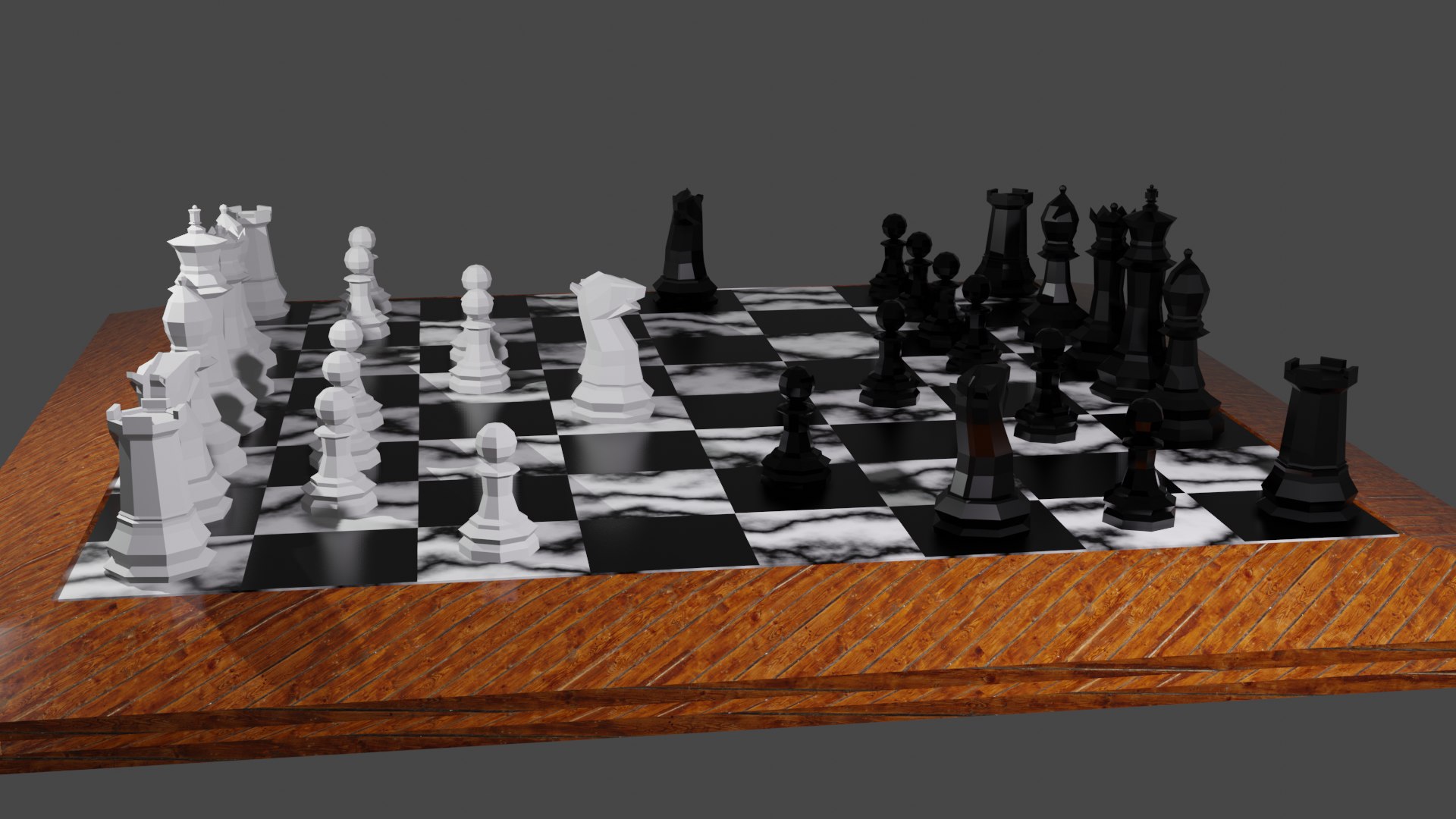 Chess Scene 3D - TurboSquid 2271220