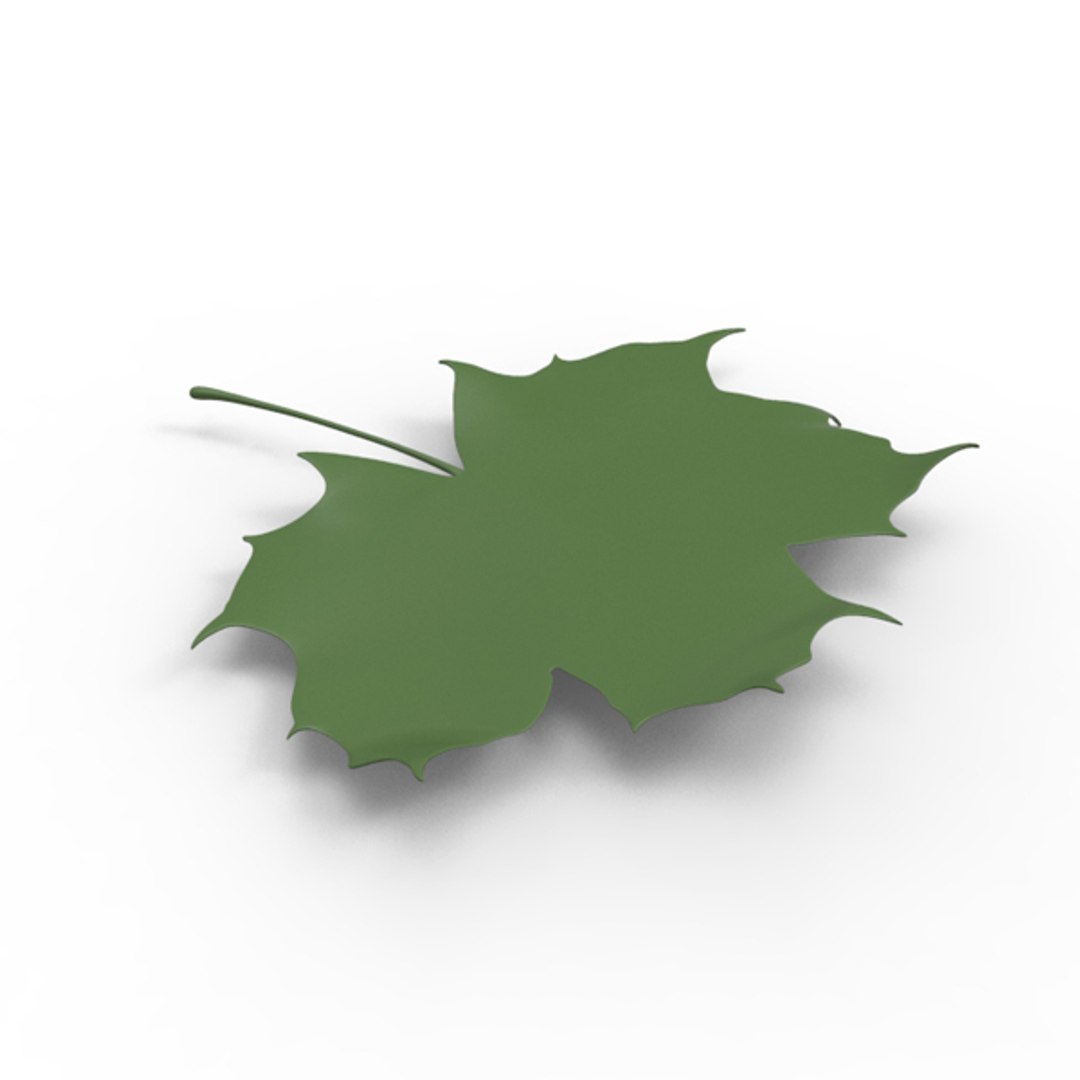 3d Fall Leaf