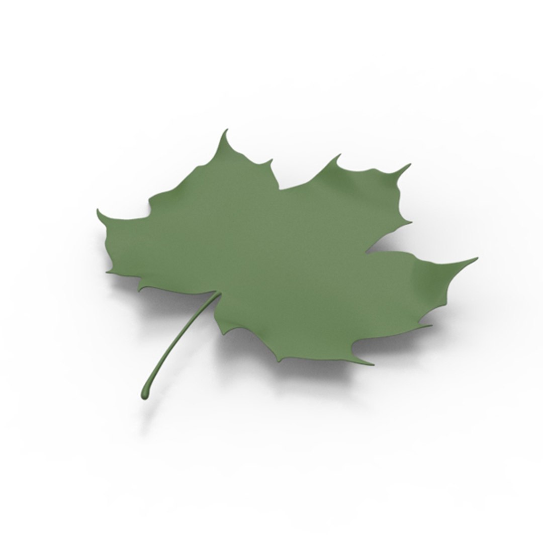3d Fall Leaf