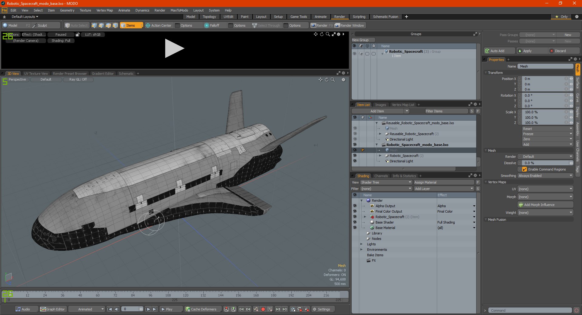 Robotic spacecraft space rocket 3D model - TurboSquid 1606786
