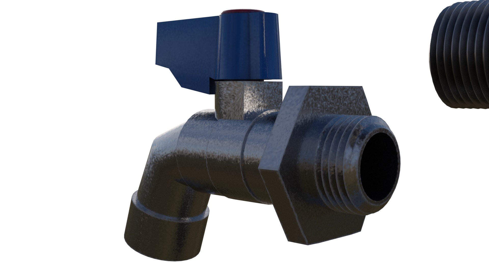 Tap Water And Pipe 3D Model - TurboSquid 1941586