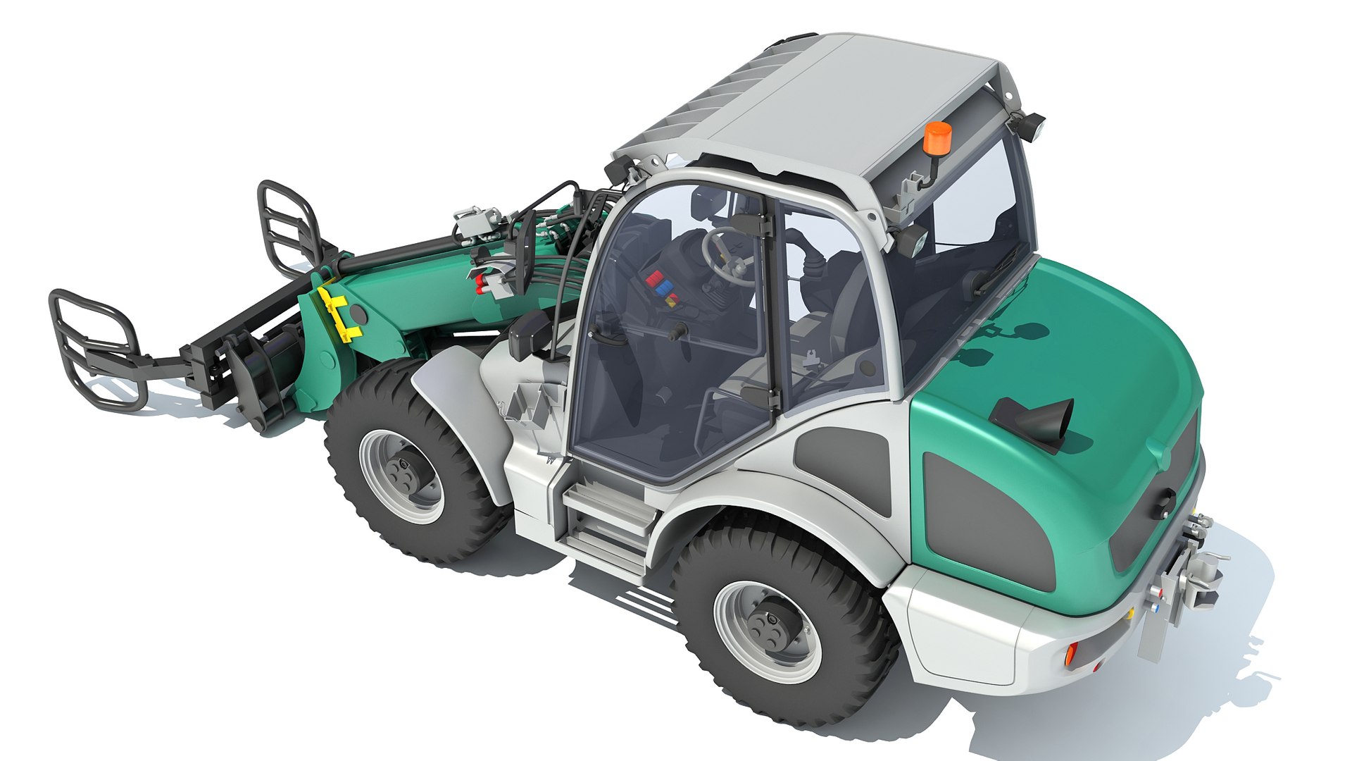 3D model loader wheel load - TurboSquid 1676914