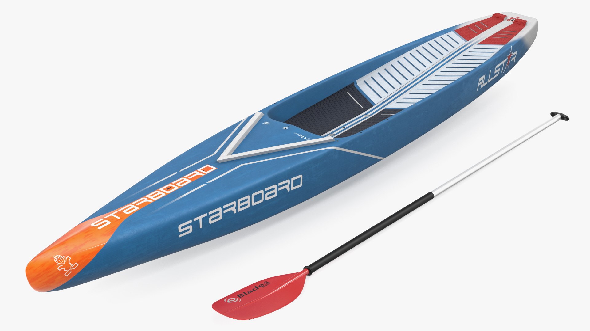 Starboard Allstar Race Paddle SUP Board 3D Model - TurboSquid 2169156