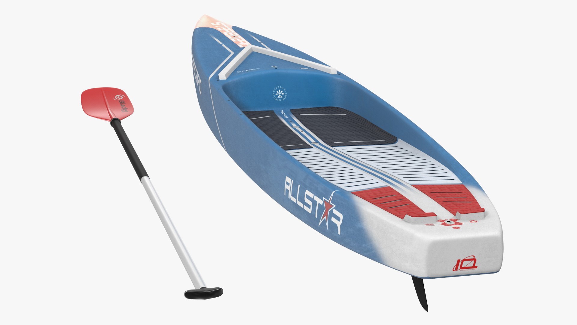 Starboard Allstar Race Paddle SUP Board 3D Model - TurboSquid 2169156