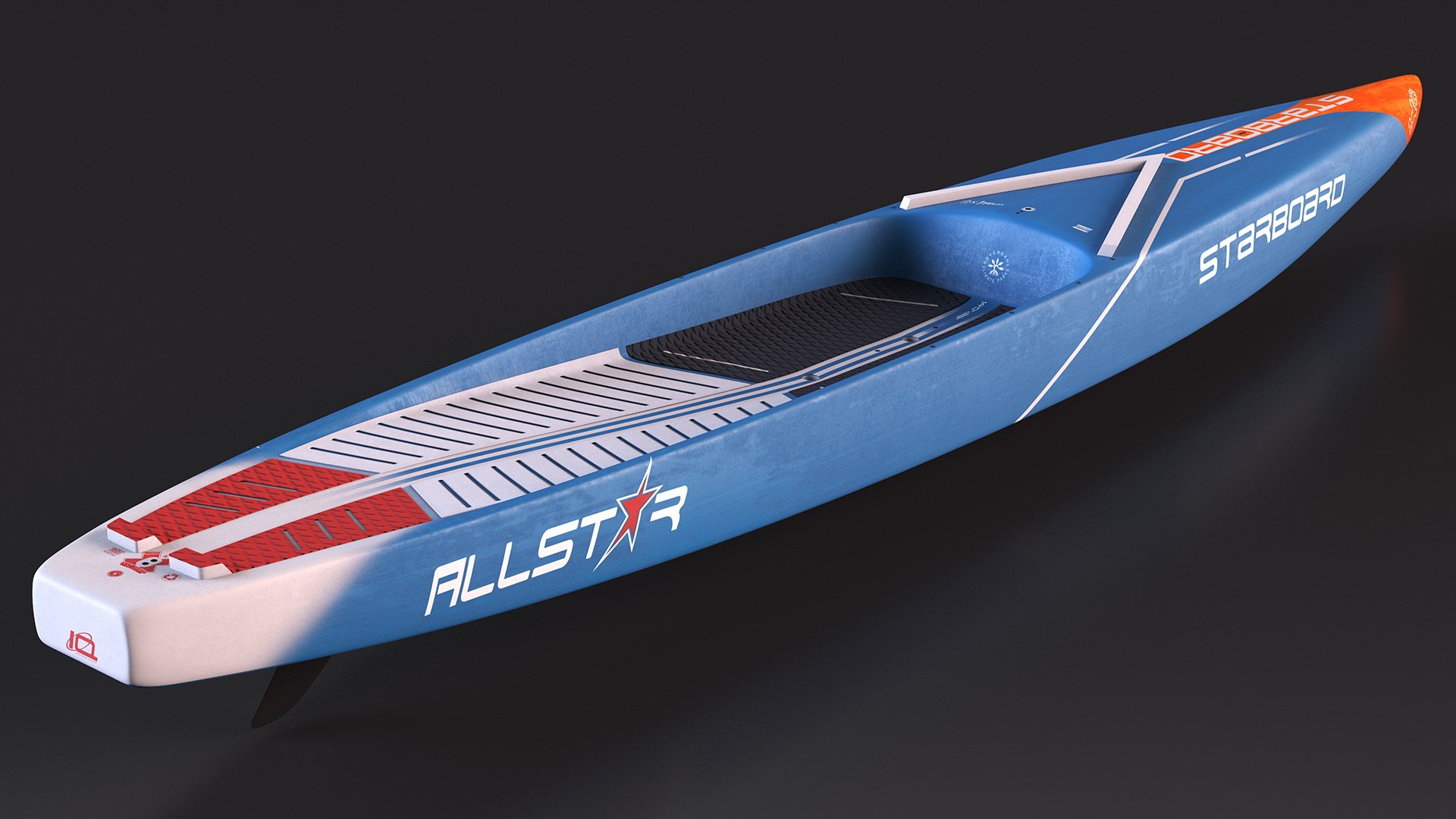 Starboard Allstar Race Paddle SUP Board 3D Model - TurboSquid 2169156