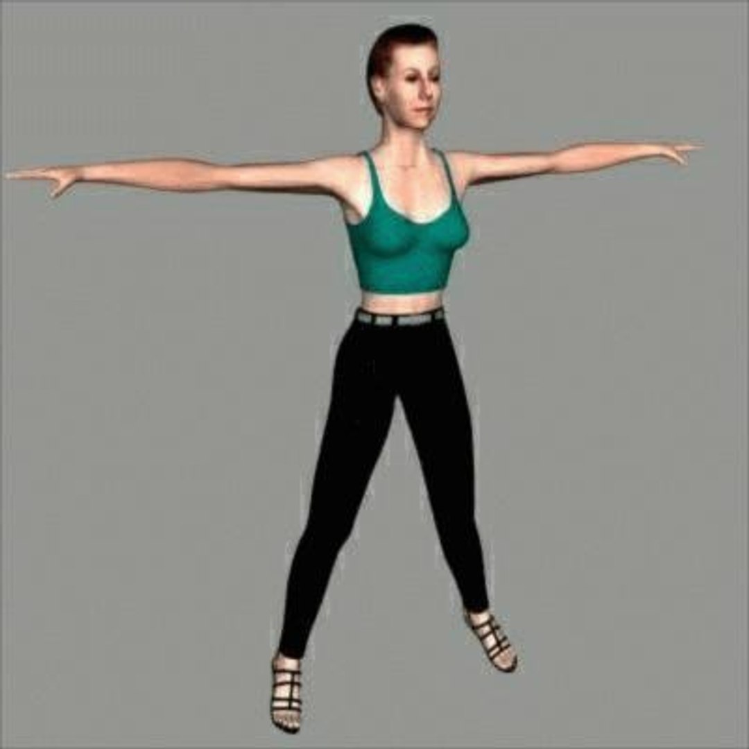 3d Character Angela Model