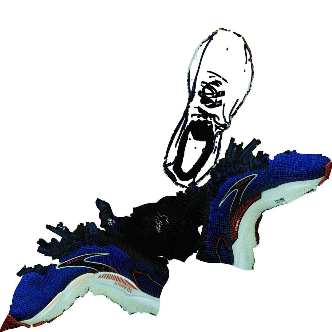 3D Model Running Shoes 131 - TurboSquid 2243973