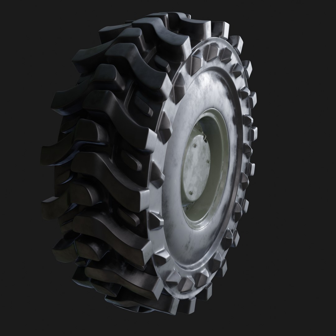 Military Vehicles Wheel 3D Model - TurboSquid 1891691