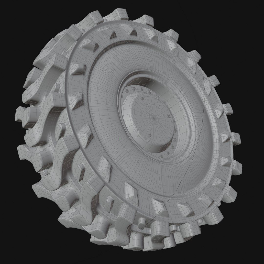 Military Vehicles Wheel 3D Model - TurboSquid 1891691
