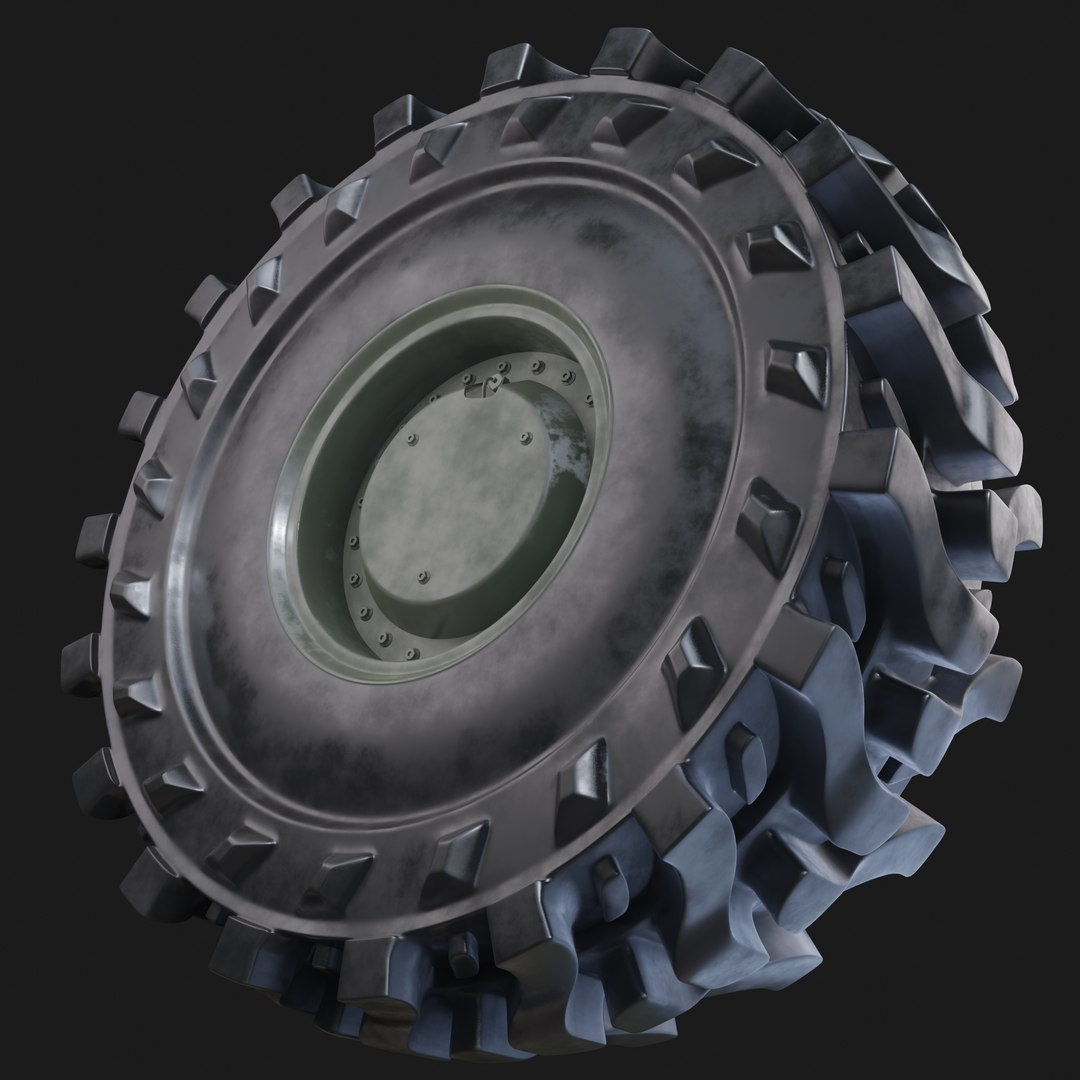 Military Vehicles Wheel 3D Model - TurboSquid 1891691