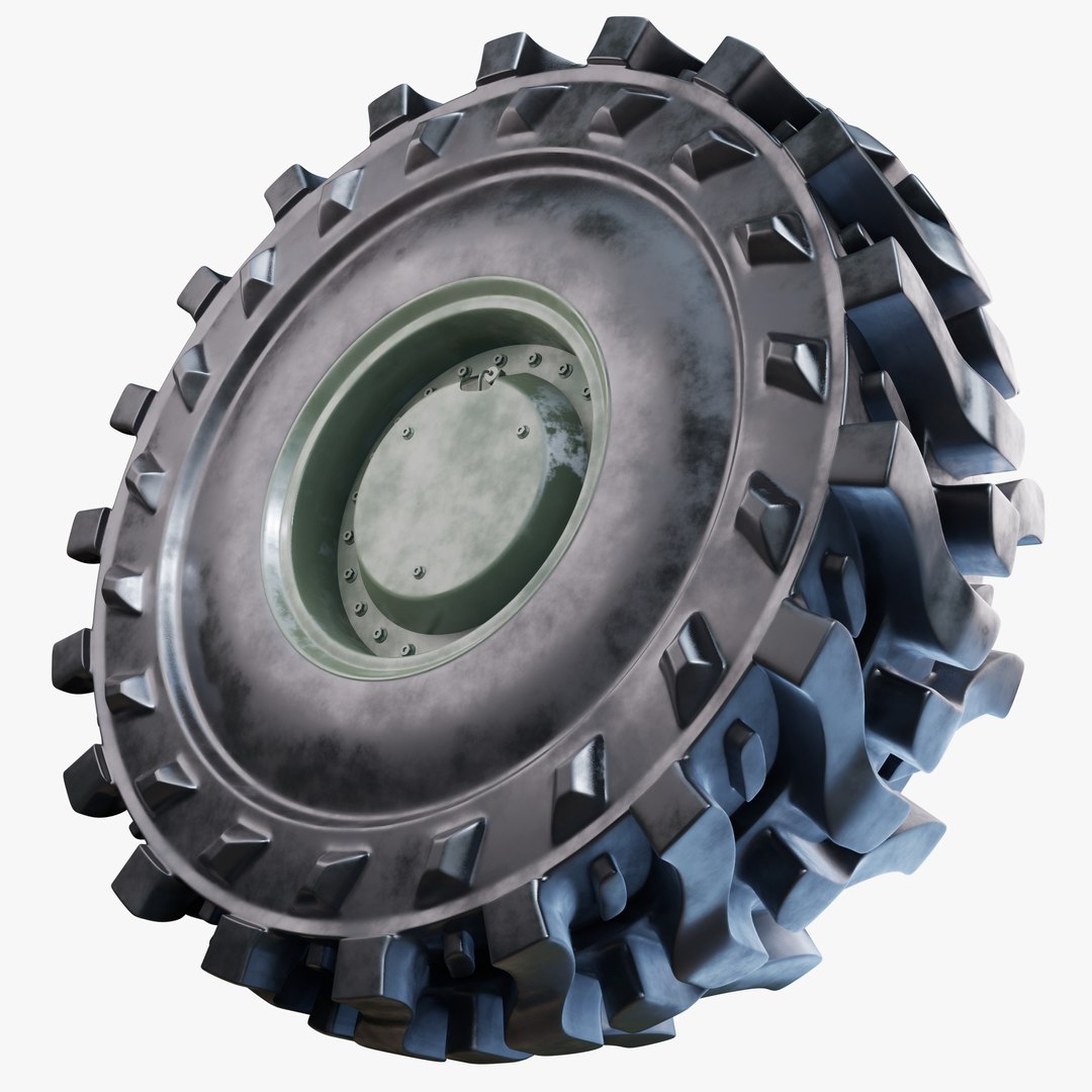 Military Vehicles Wheel 3D Model - TurboSquid 1891691